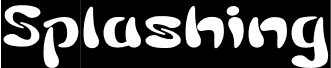 Splashing Bold font | Fonts2u.com