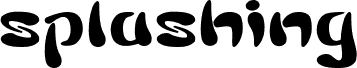 Splashing Bold font | Fonts2u.com
