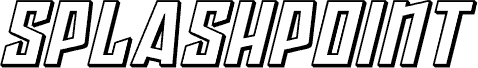 Splashpoint 3D font | Fonts2u.com