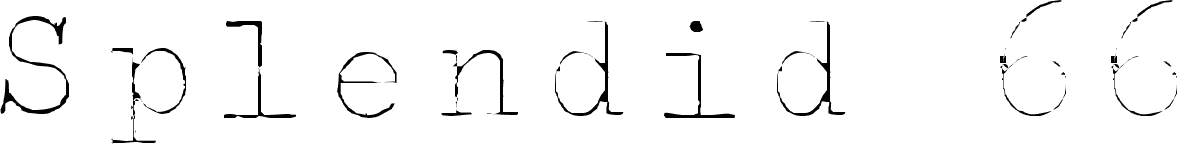 Splendid 66 font | Fonts2u.com