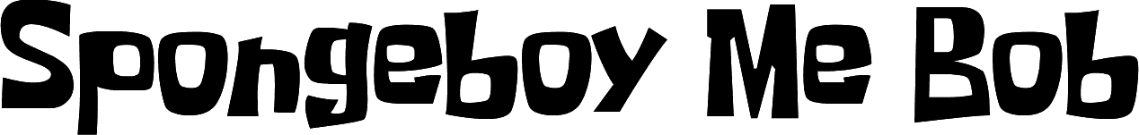Spongeboy Me Bob font | Fonts2u.com