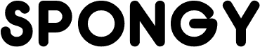 Spongy PERSONAL USE ONLY Bold font