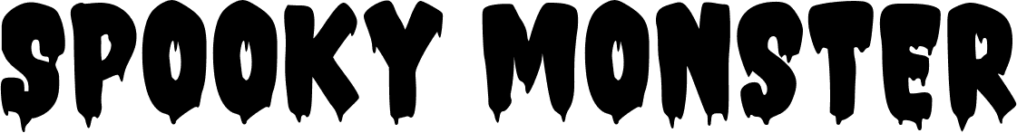 SpookyMonster-Regular font | Fonts2u.com