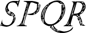 SPQR police | Fonts2u.com