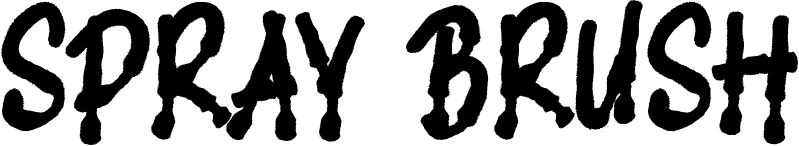 SPRAY BRUSH font | Fonts2u.com