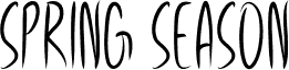 Spring Season Personal Use Regular font | Fonts2u.com