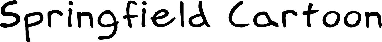 Springfield Cartoon Regular font | Fonts2u.com