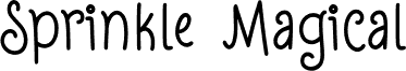 Sprinkle Magical Demo Alternate font | Fonts2u.com