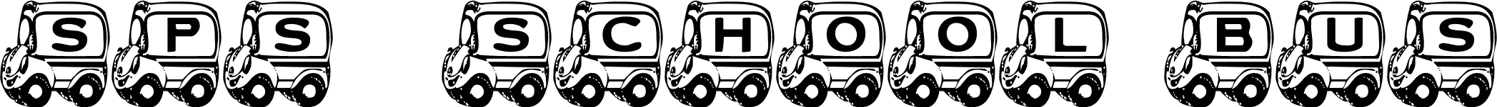 SPs School Bus font | Fonts2u.com