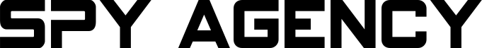 Spy Agency Expanded font