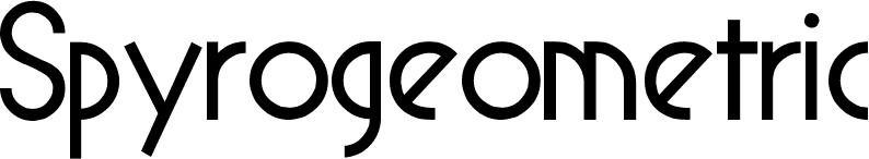 Spyrogeometric font | Fonts2u.com