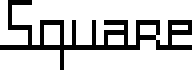 Square Bold font