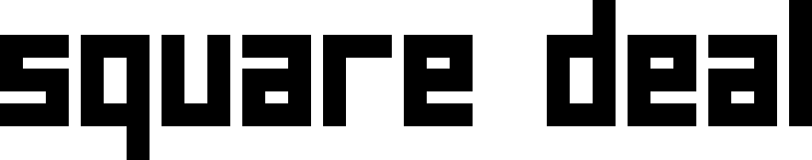square deal Regular font | Fonts2u.com