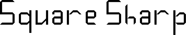 Square Sharp Regular font | Fonts2u.com