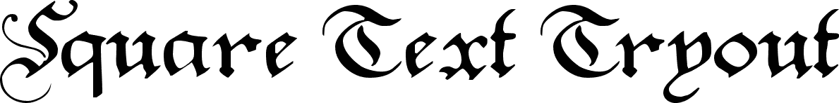 Square Text Tryout font | Fonts2u.com