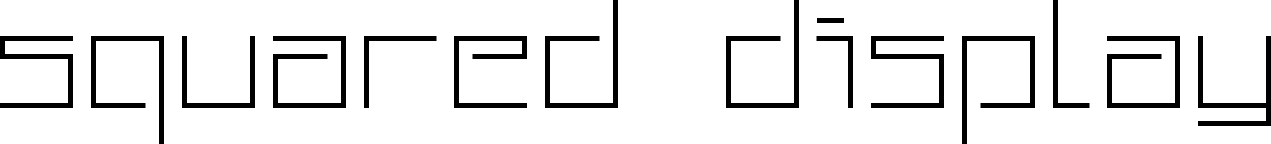 Squared Display font | Fonts2u.com