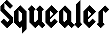 Squealer Embossed font