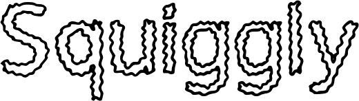 Squiggly Regular font | Fonts2u.com