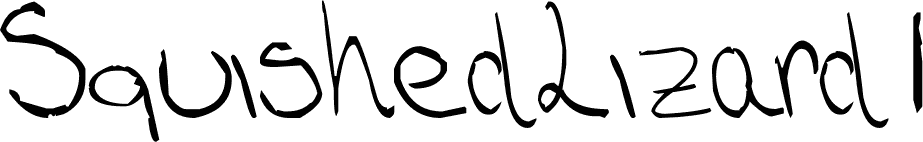 SquishedLizard1 font | Fonts2u.com