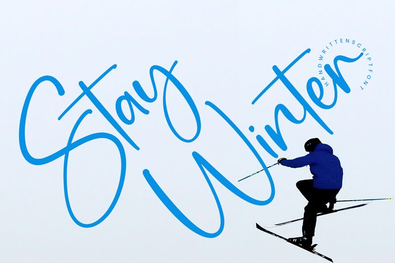 stay winter font