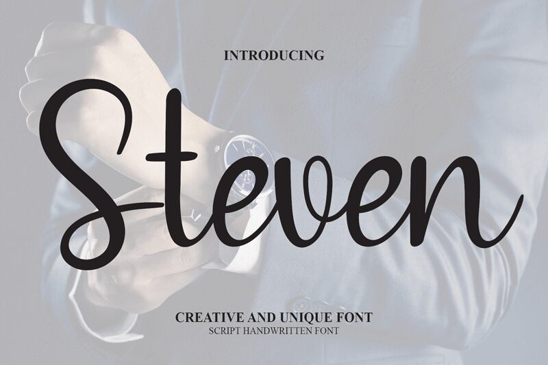 Steven font | Fonts2u.com