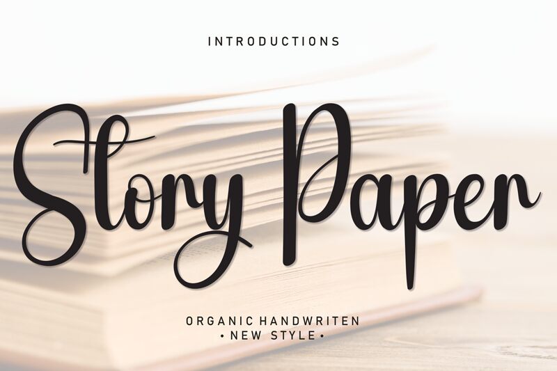 Story Paper font | Fonts2u.com