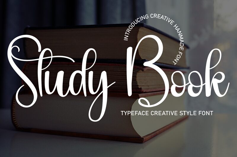 Study Book font | Fonts2u.com