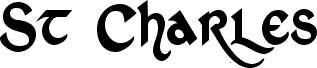 St Charles Thin font