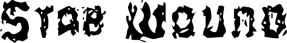 Stab Wound font | Fonts2u.com