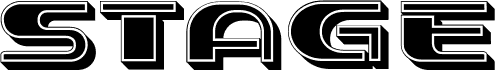 Stage Oriental Extruded Regular font