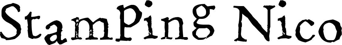 Stamping Nico font | Fonts2u.com