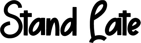 Stand Late font | Fonts2u.com