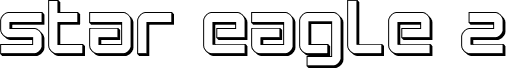 Star Eagle 2 font | Fonts2u.com