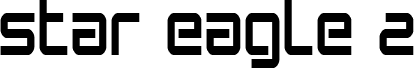 Star Eagle 2 font | Fonts2u.com