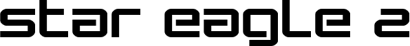 Star Eagle 2 Bold Expanded font | Fonts2u.com