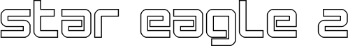 Star Eagle 2 3D font | Fonts2u.com