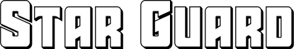 Star Guard Drop-Case font