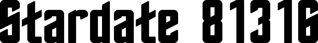Stardate 81316 font | Fonts2u.com