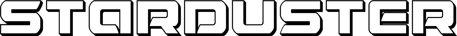 Starduster 3D font | Fonts2u.com