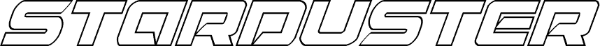Starduster Expanded font