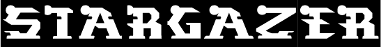 STARGAZER Bold font