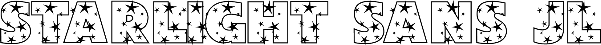 Starlight Sans JL font | Fonts2u.com