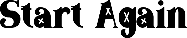 Start Again Demo font