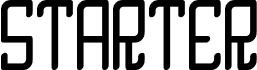STARTER font