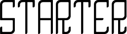 STARTER Bold font | Fonts2u.com