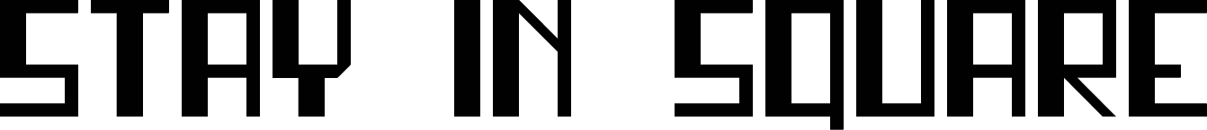stay in square Regular font | Fonts2u.com