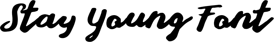 Stay Young Font font