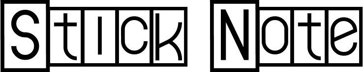 Stick Note Demo font | Fonts2u.com