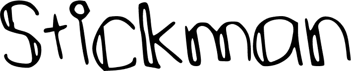 stickman font | Fonts2u.com