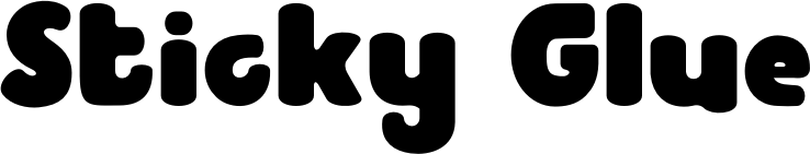Sticky Glue font | Fonts2u.com